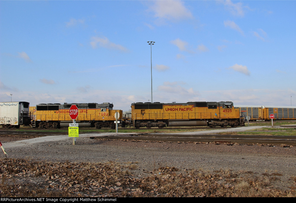 Odd Union Pacific Power For A Freight